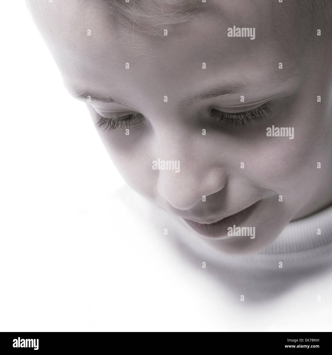 Child with dreamy pose hi-res stock photography and images - Alamy
