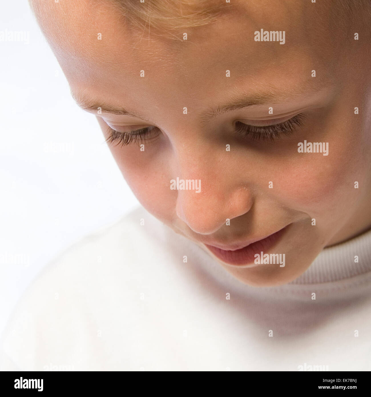 Child with dreamy pose hi-res stock photography and images - Alamy