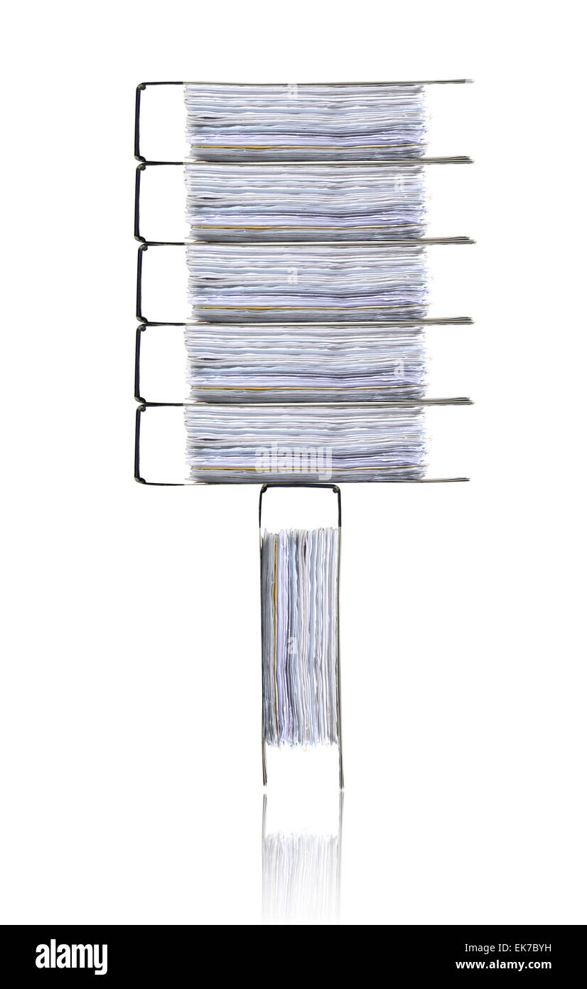 File folders papers Cut Out Stock Images & Pictures - Alamy