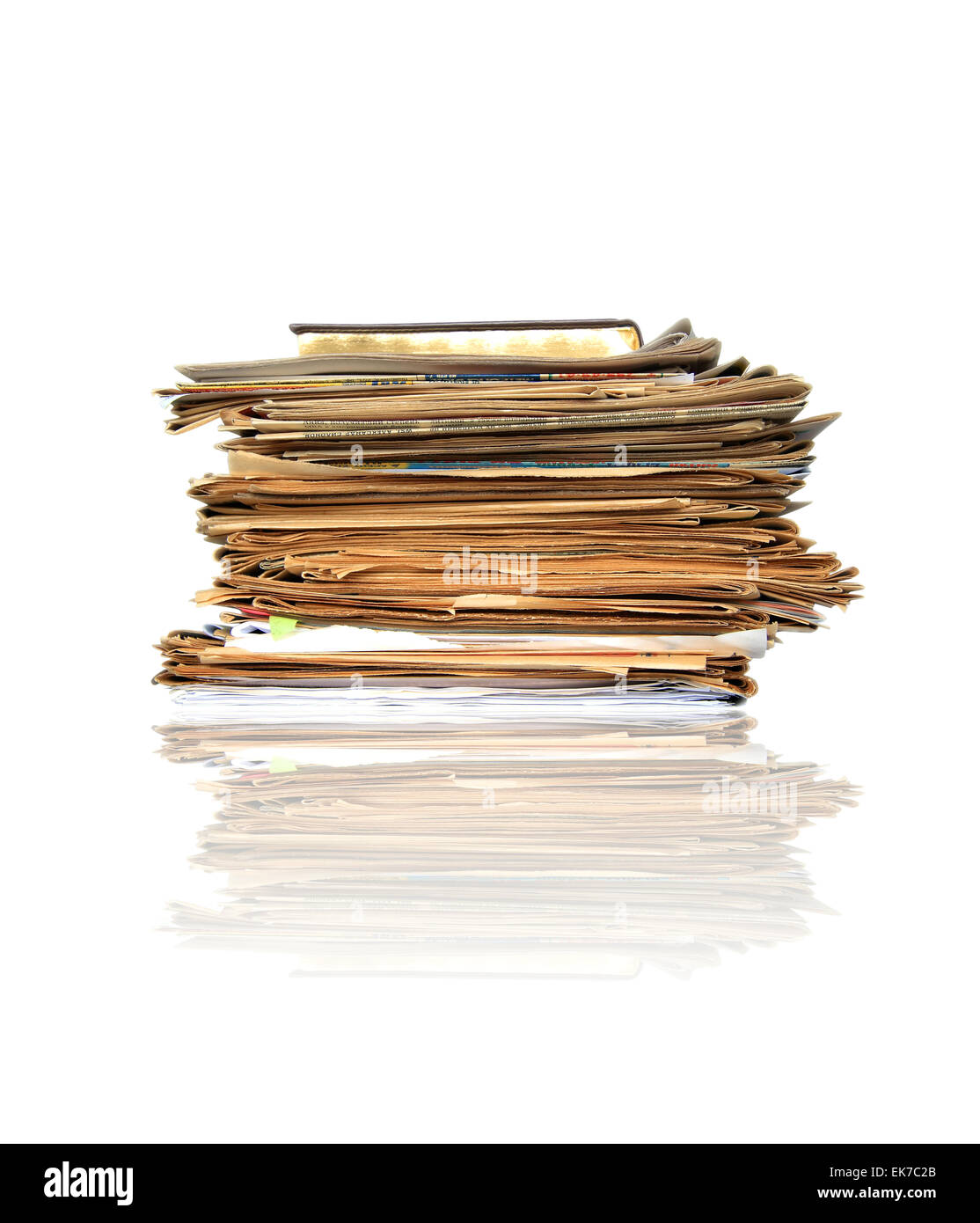 Heap of papers Stock Photo - Alamy