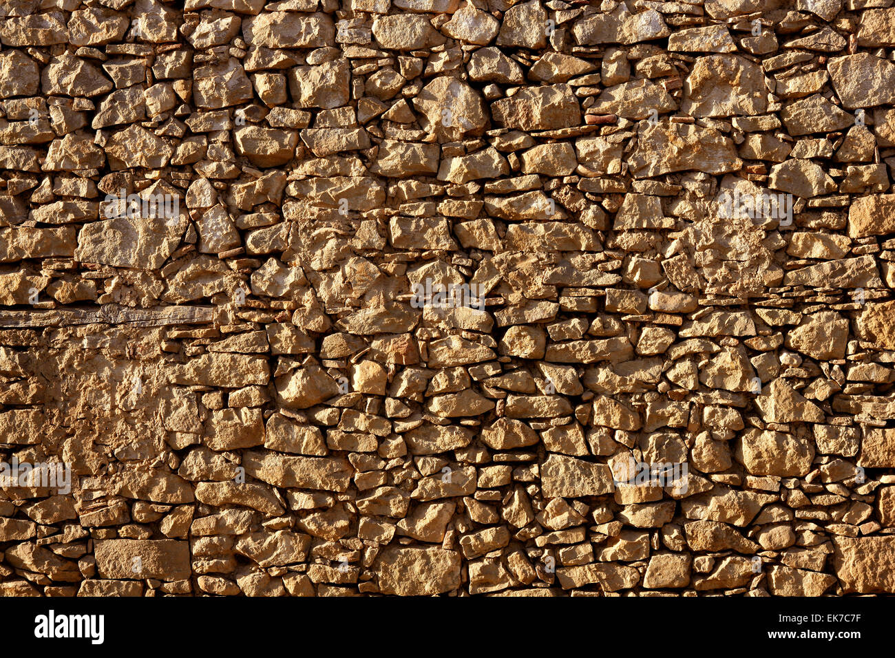 Masonry in Spain, old stone walls Stock Photo - Alamy