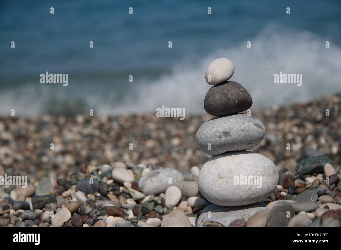 Stones on the seashore Stock Photo - Alamy