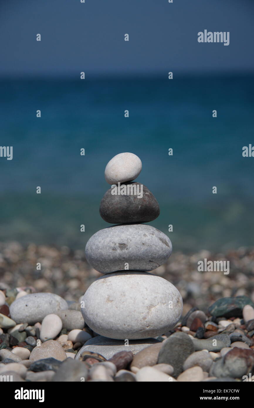 Stones on the seashore Stock Photo - Alamy