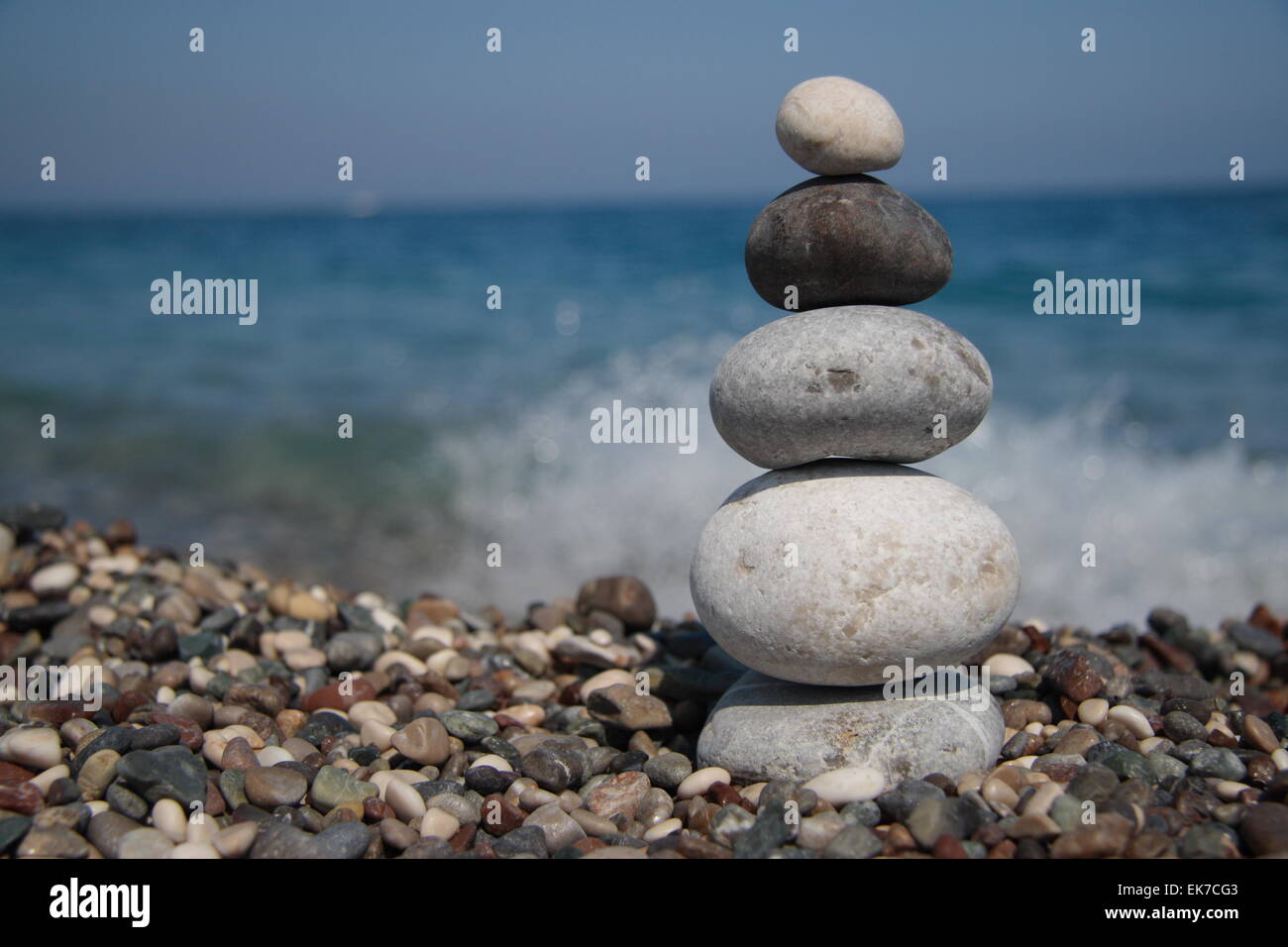 Stones on the seashore Stock Photo - Alamy
