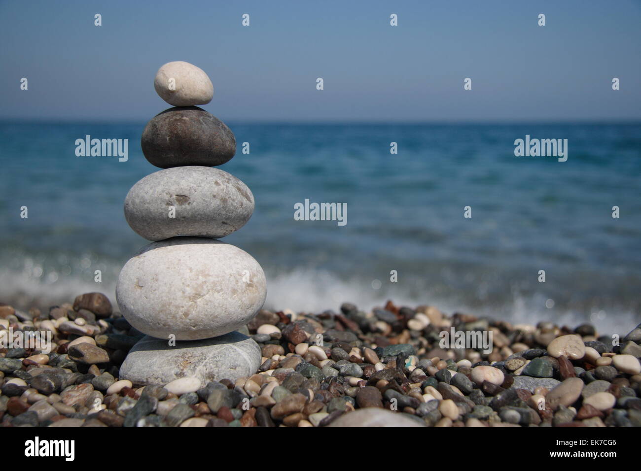 Stones on the seashore Stock Photo - Alamy