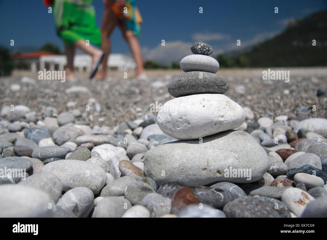 Stones on the beach Stock Photo - Alamy