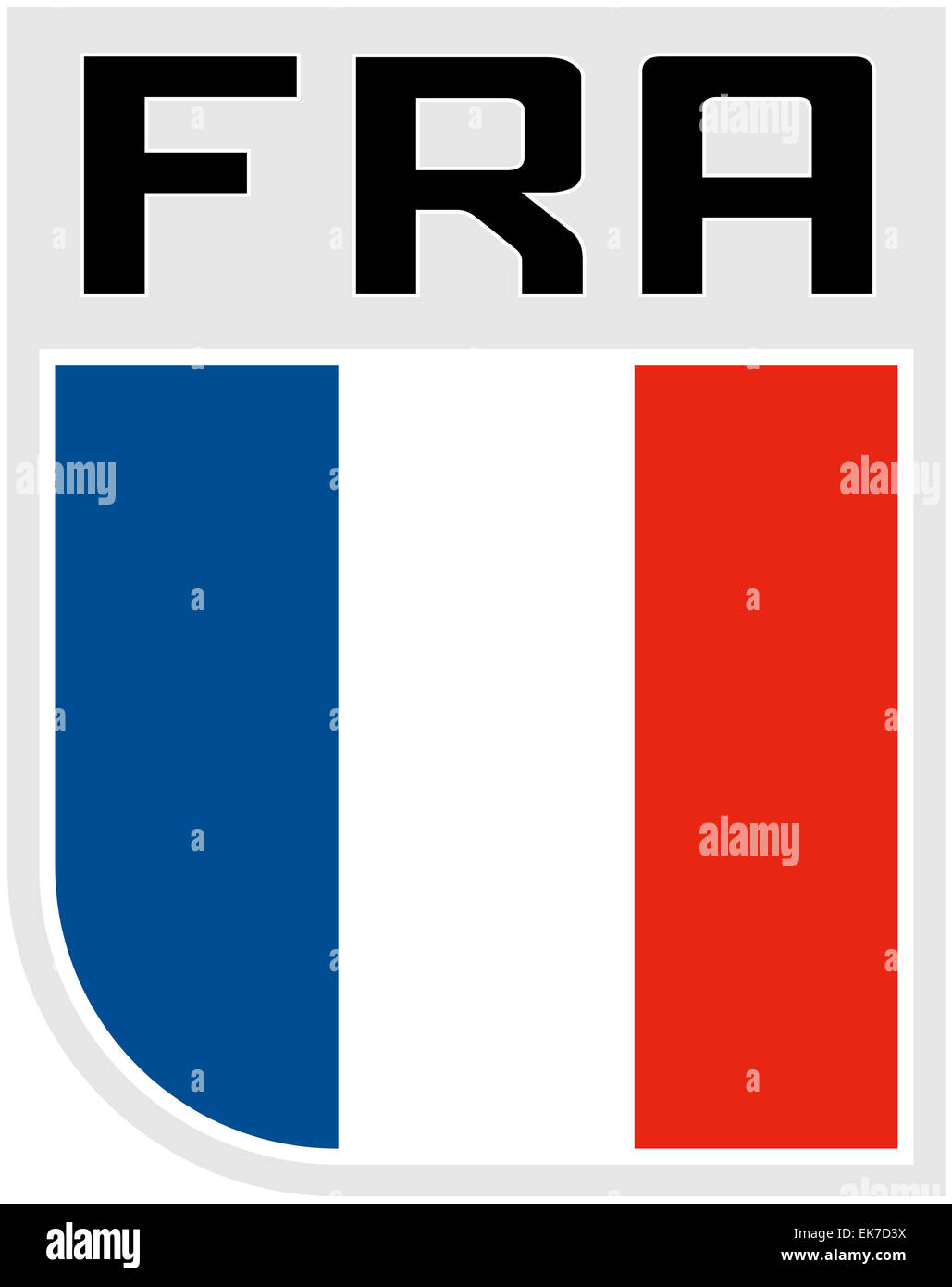 Flag of france icon Stock Photo - Alamy