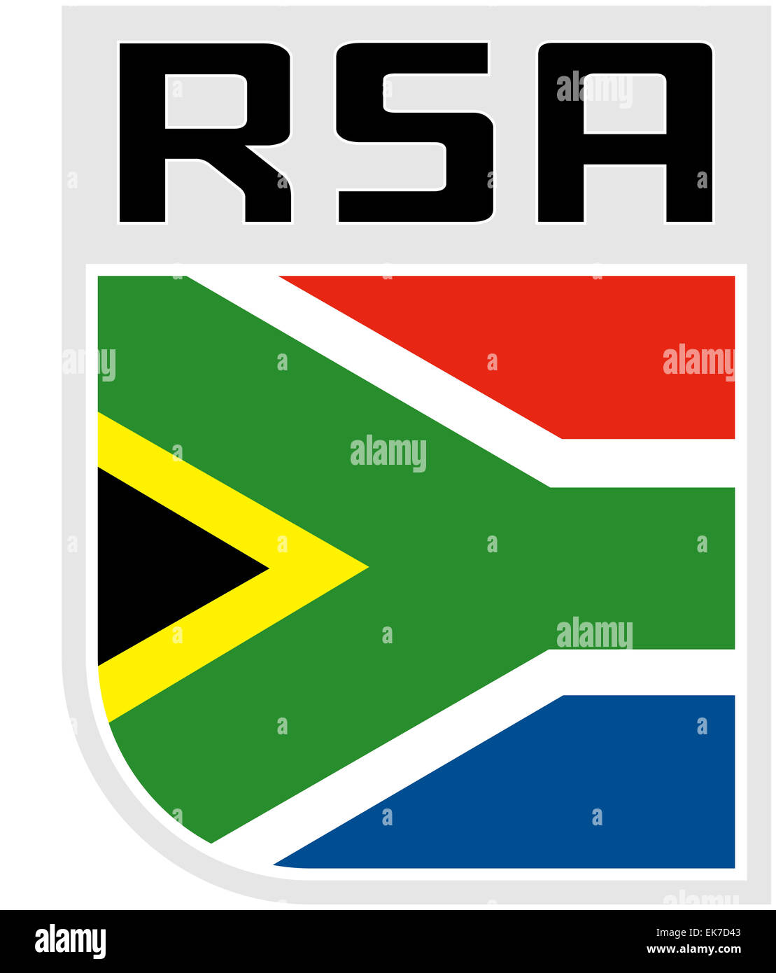 Flag of republic of south africa icon Stock Photo - Alamy