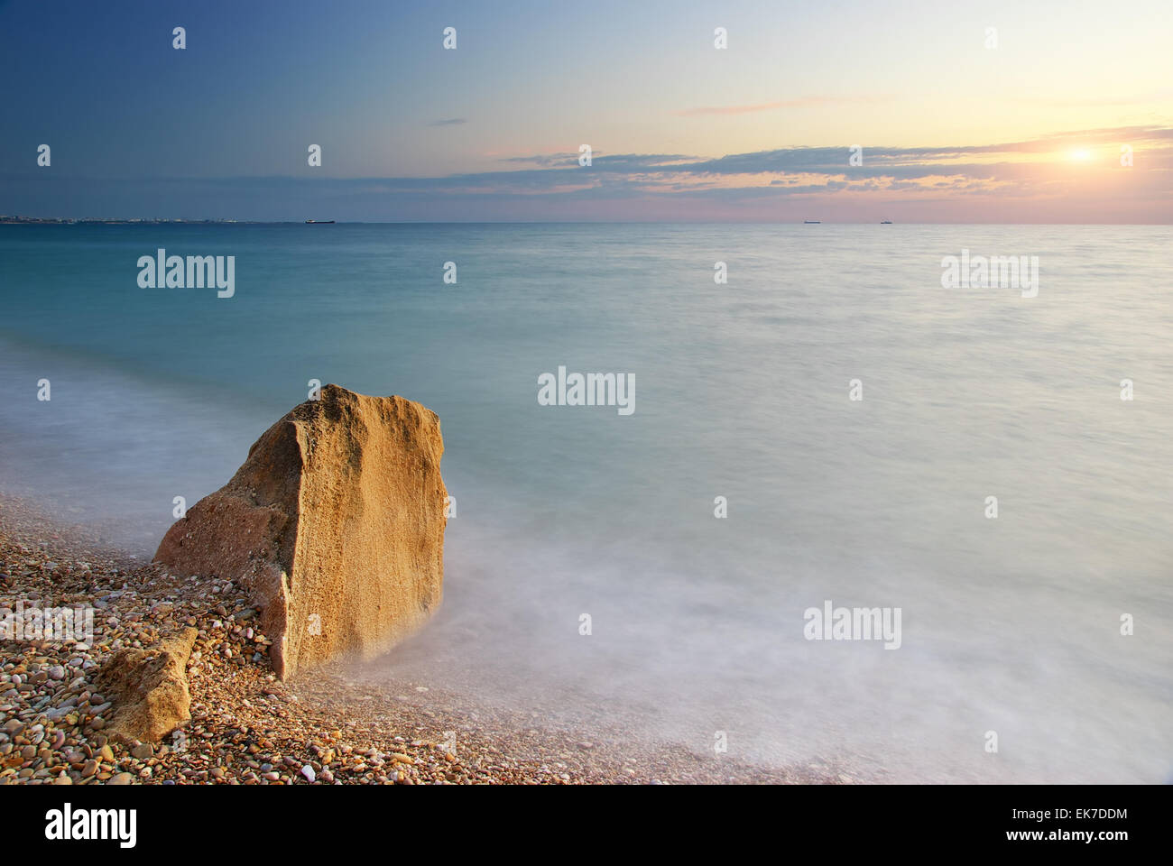 Beautiful seascape. Composition of nature Stock Photo - Alamy