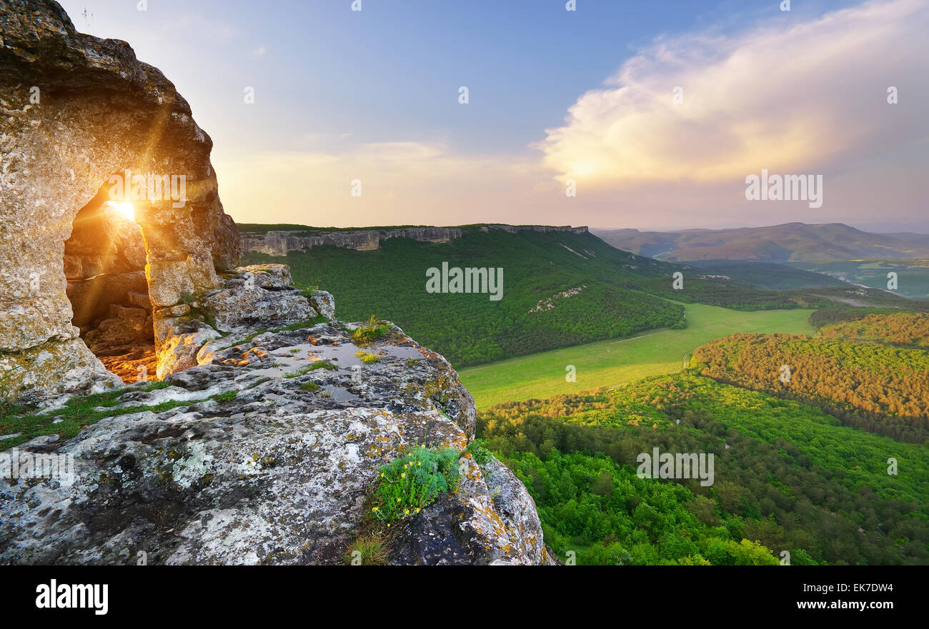 Mountain hills landscape. Nature composition Stock Photo - Alamy