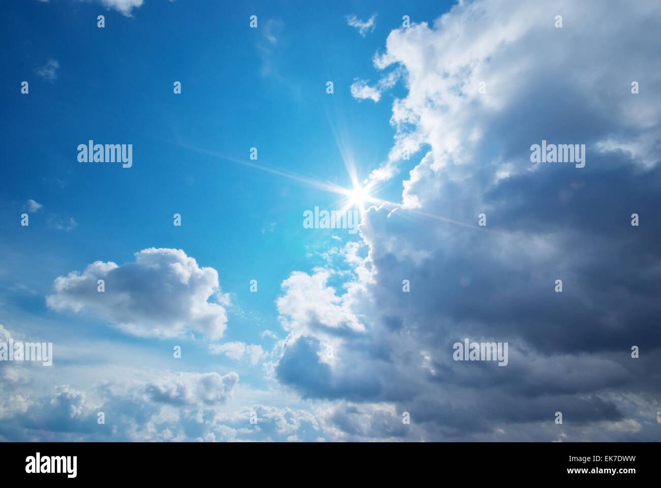 Blue skylight. Composition of nature Stock Photo - Alamy