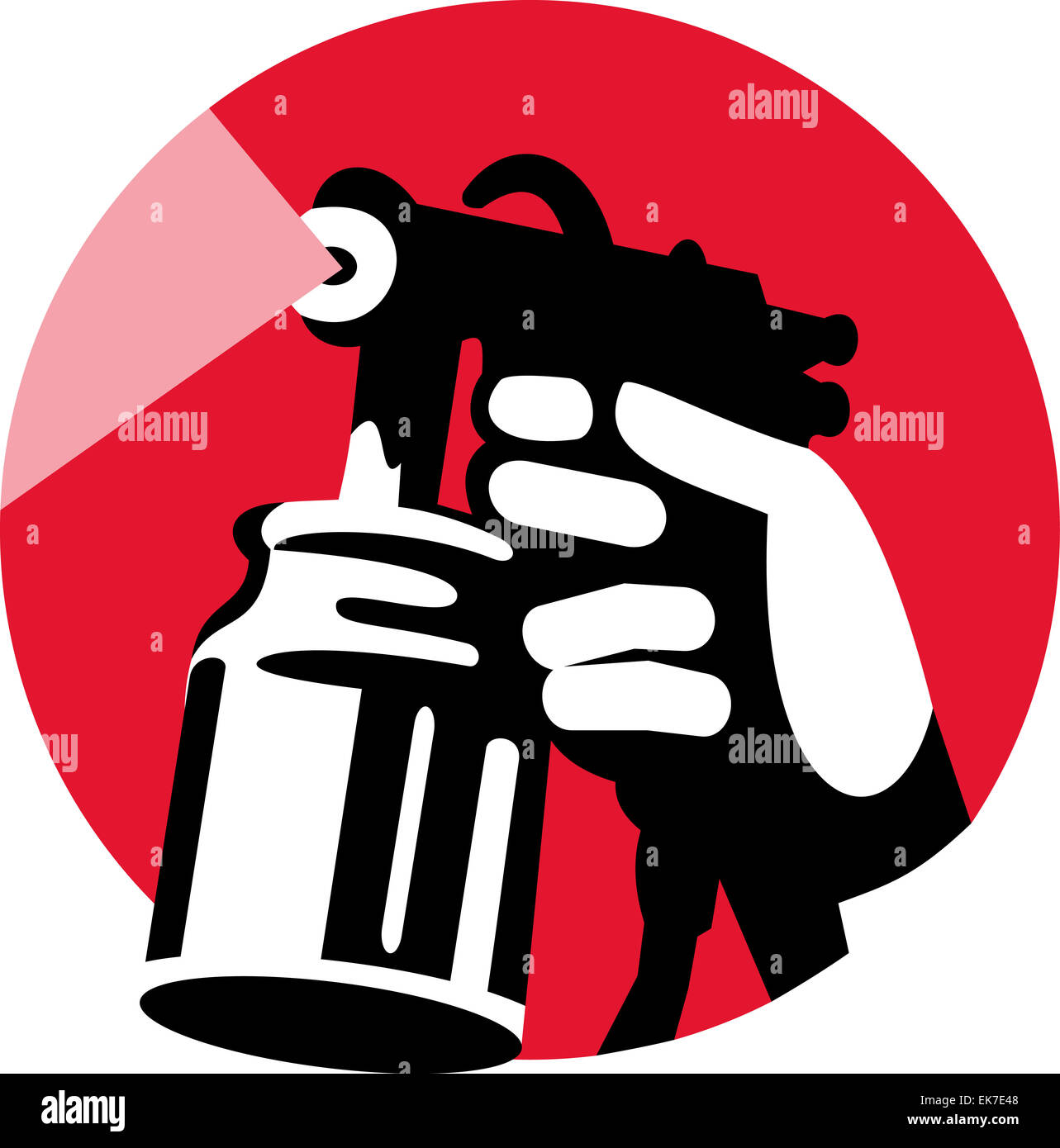 Hand spray painting hi-res stock photography and images - Alamy