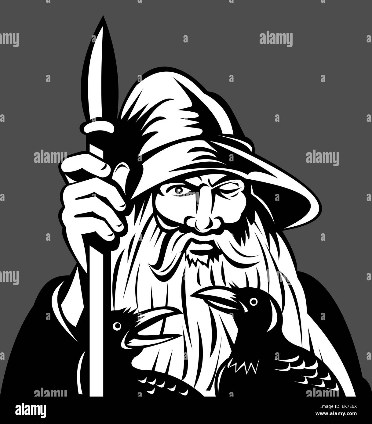 Norse god odin hi-res stock photography and images - Alamy