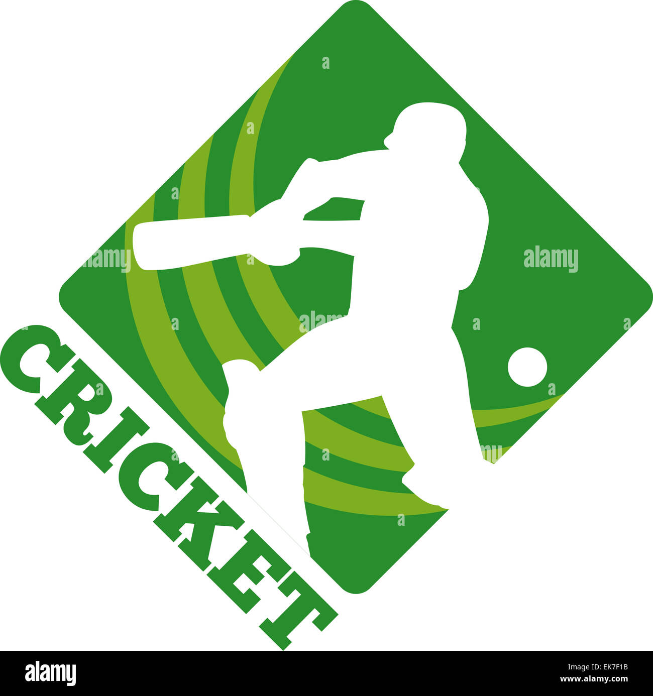 cricket batsman batting front Stock Photo - Alamy