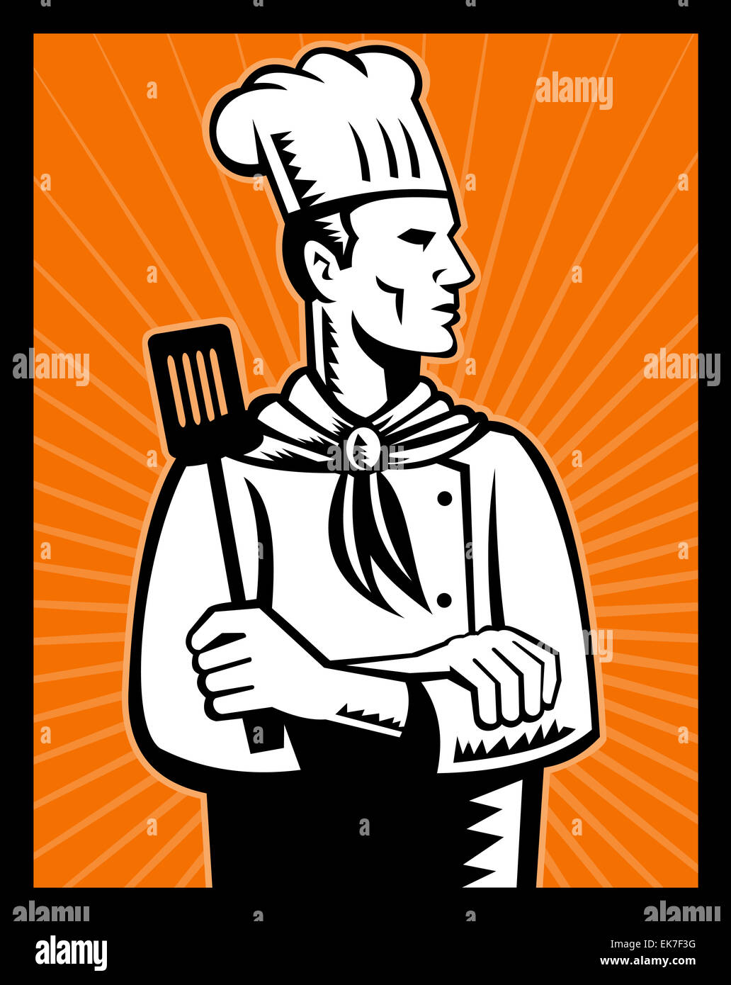 Retro chef hi-res stock photography and images - Alamy