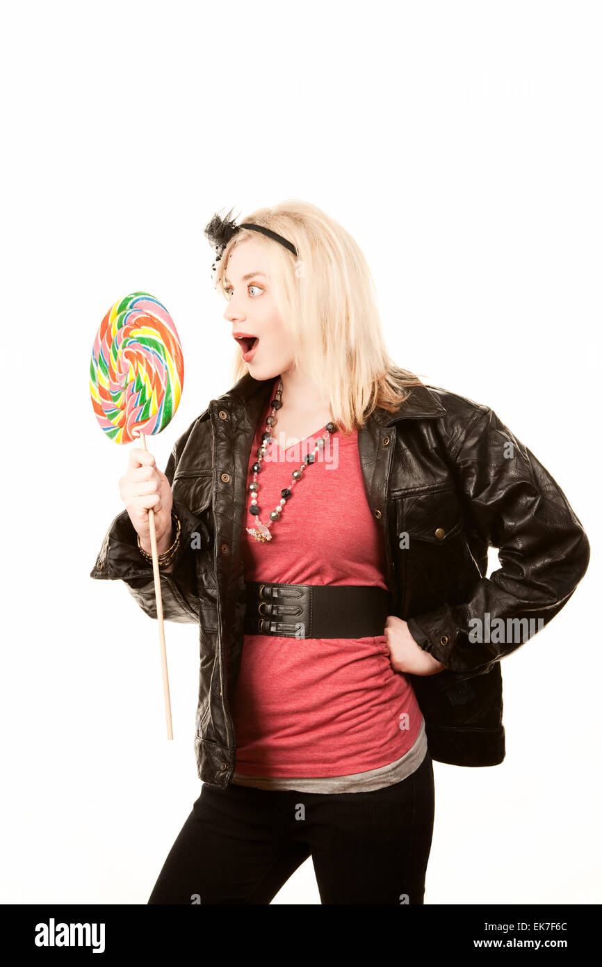 Pretty sweet woman in Cut Out Stock Images & Pictures - Alamy