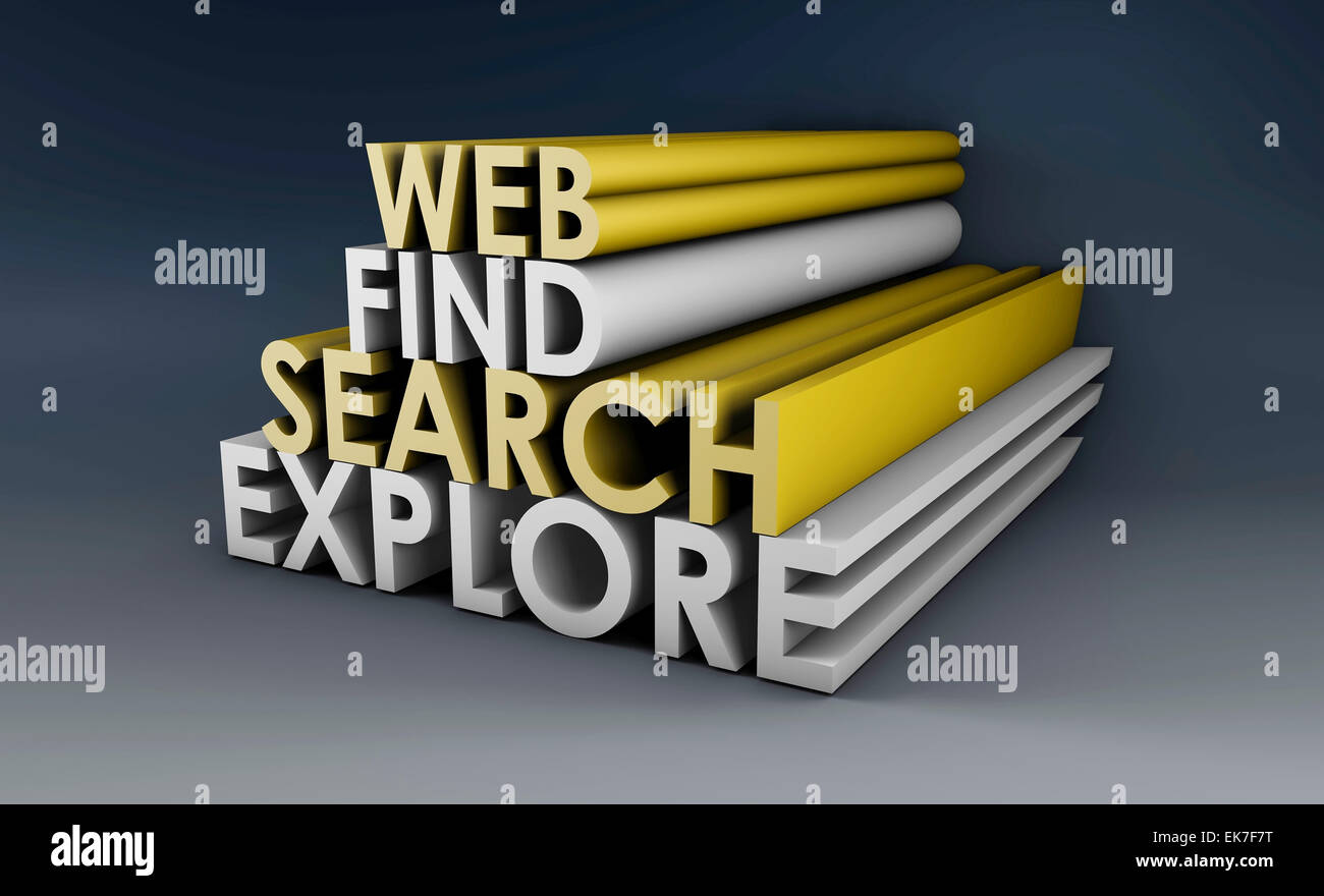 Searching the Web Stock Photo - Alamy