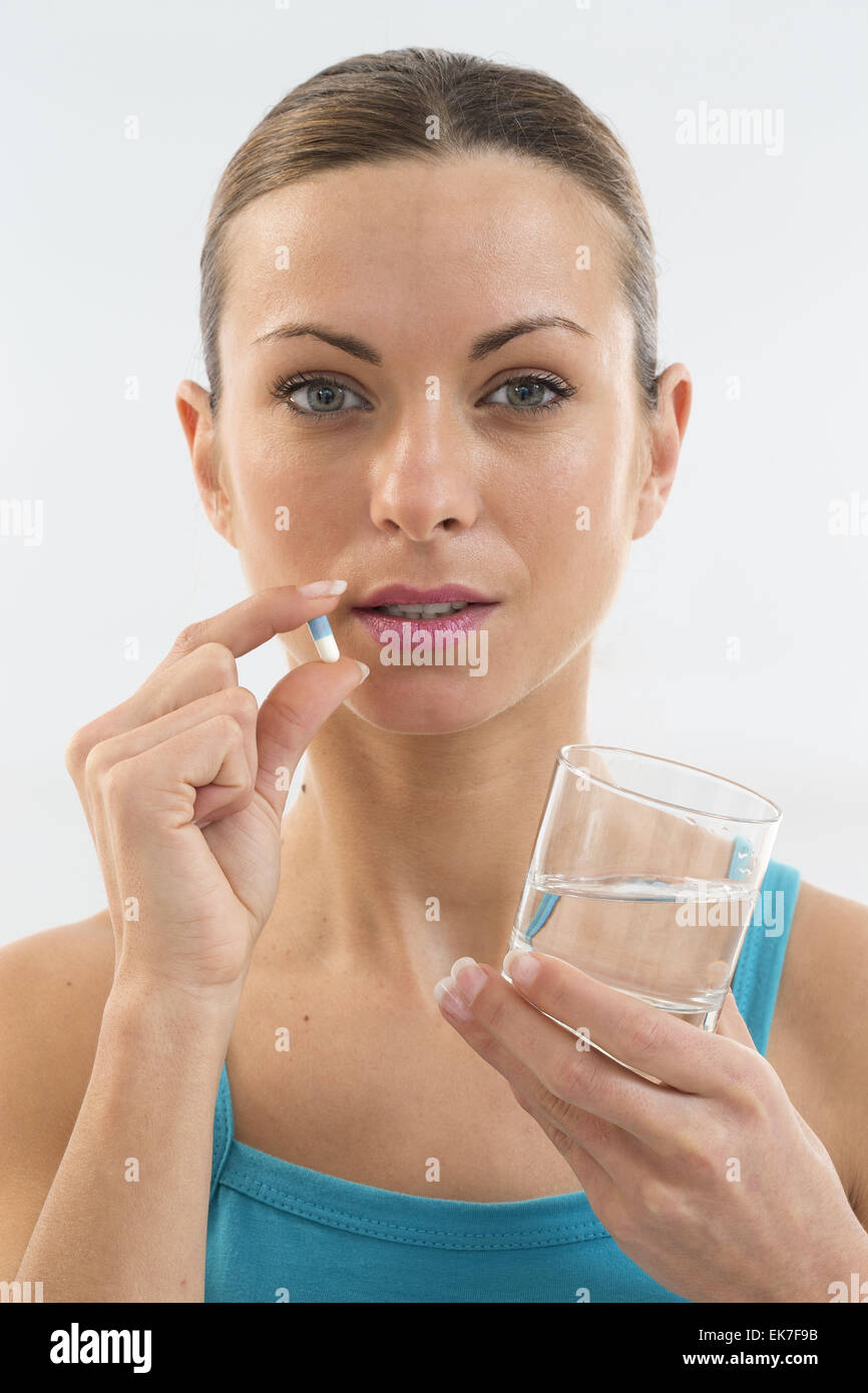 Treatment drug woman Stock Photo - Alamy