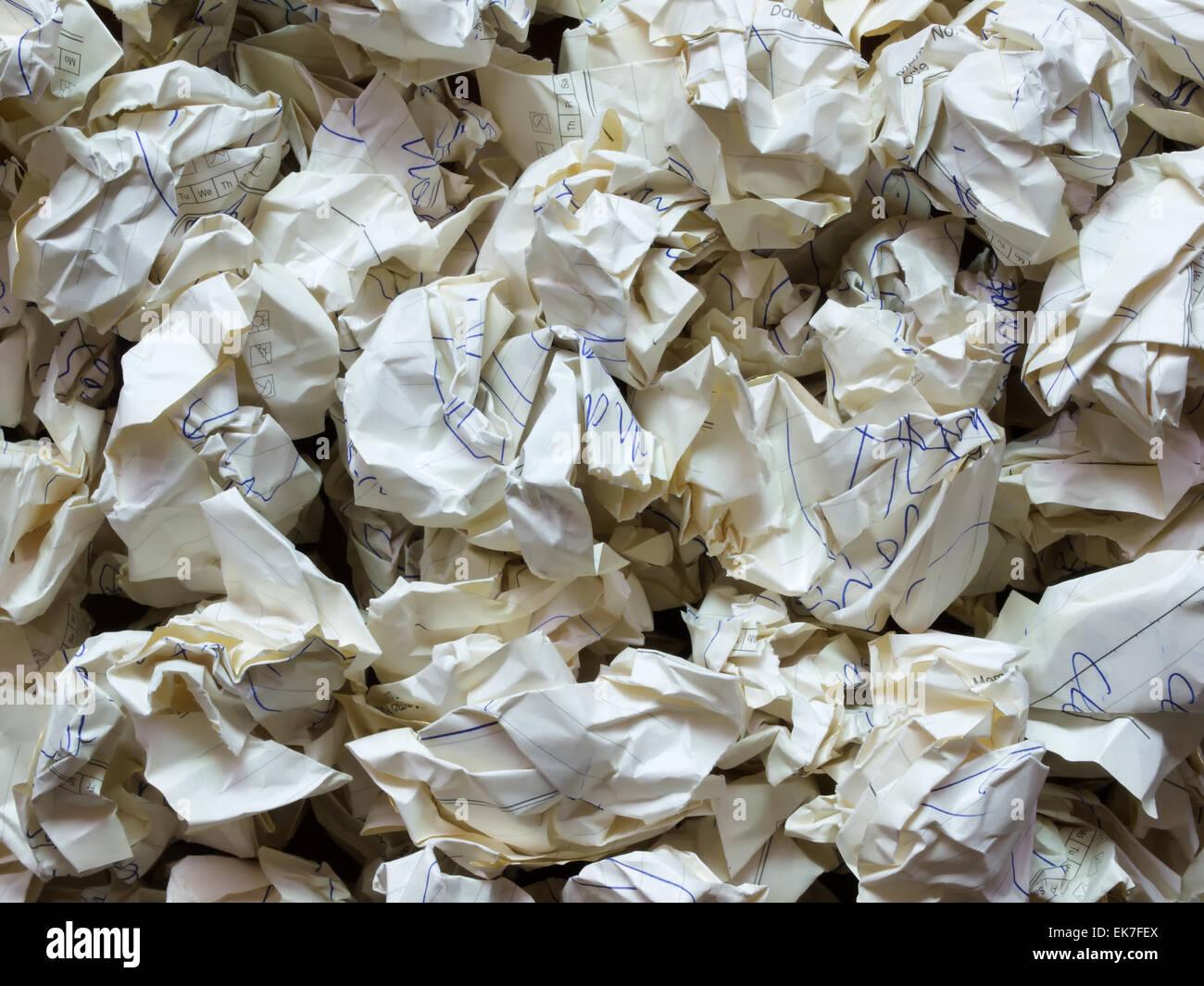 waste paper background Stock Photo - Alamy