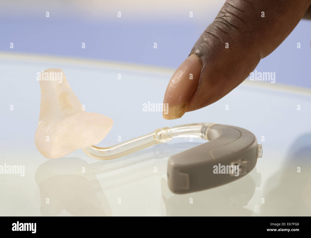 Hearing aid adult Stock Photo - Alamy