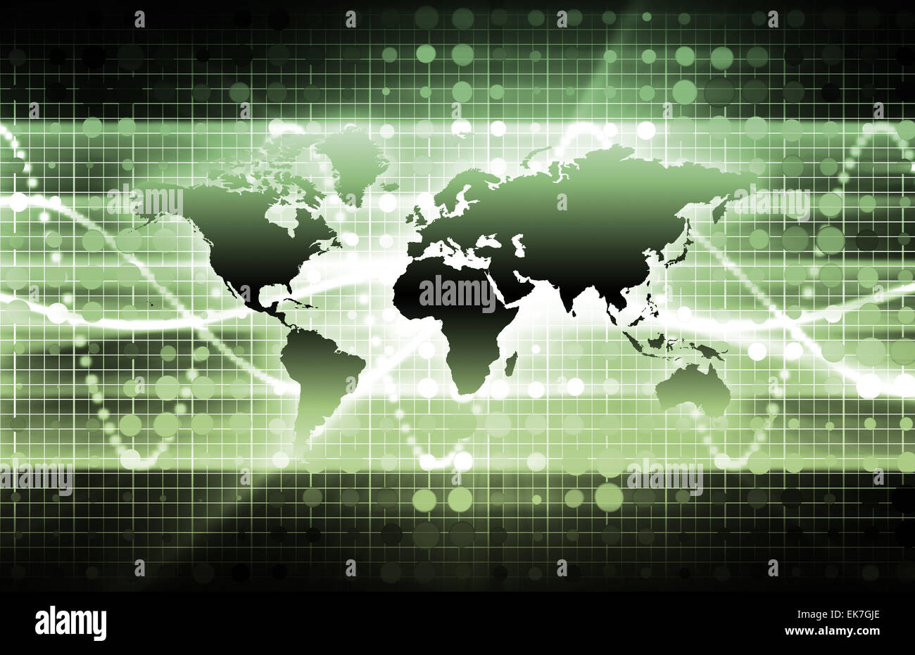 Green Information Technology Stock Photo - Alamy