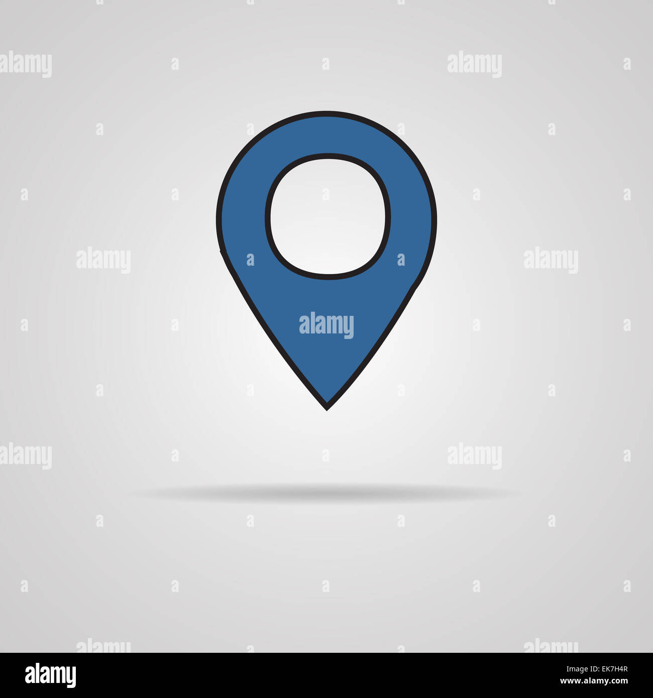 Map pointer icon hi-res stock photography and images - Alamy