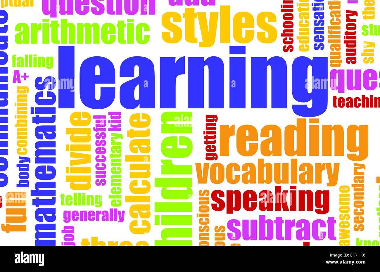 Learning is Fun Stock Photo - Alamy