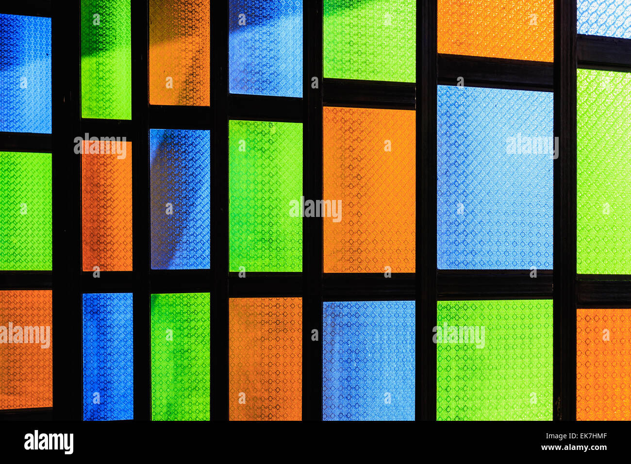 Close up colorful window glass texture Stock Photo - Alamy