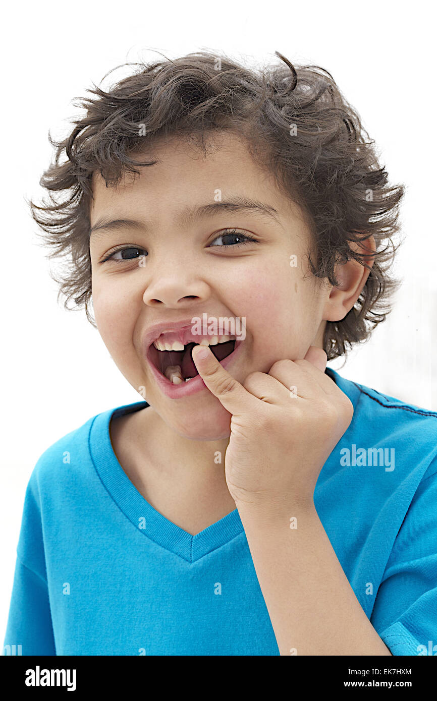 Tooth child portrait Stock Photo - Alamy