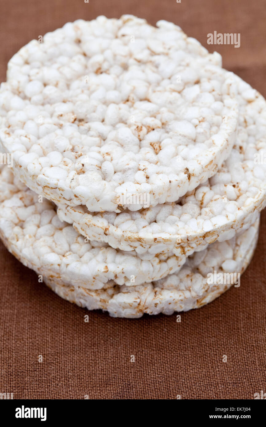 Pile of rice cakes Stock Photo - Alamy