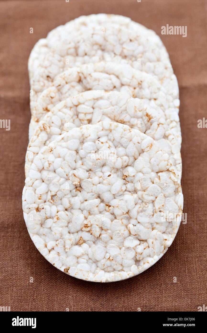 Pile of rice cakes Stock Photo - Alamy