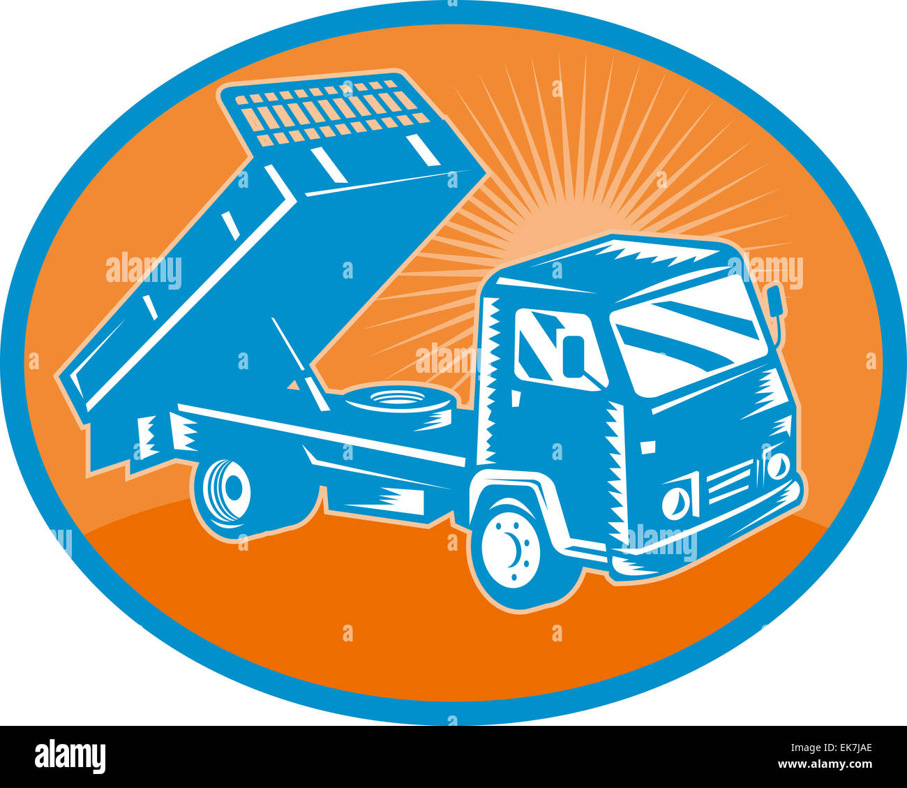 Tipper dumper dump truck Stock Photo - Alamy