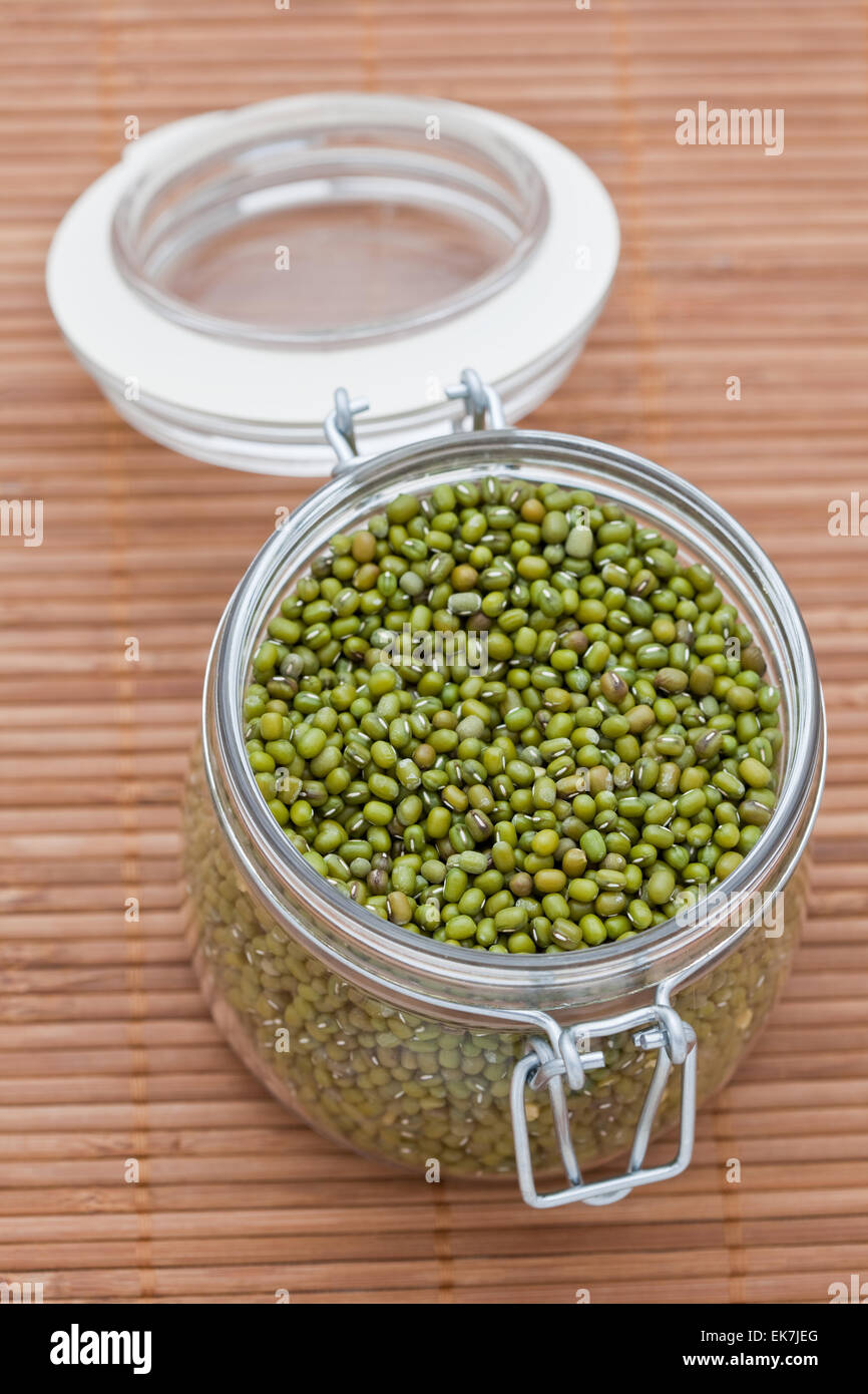 Dried mung beans Stock Photo - Alamy