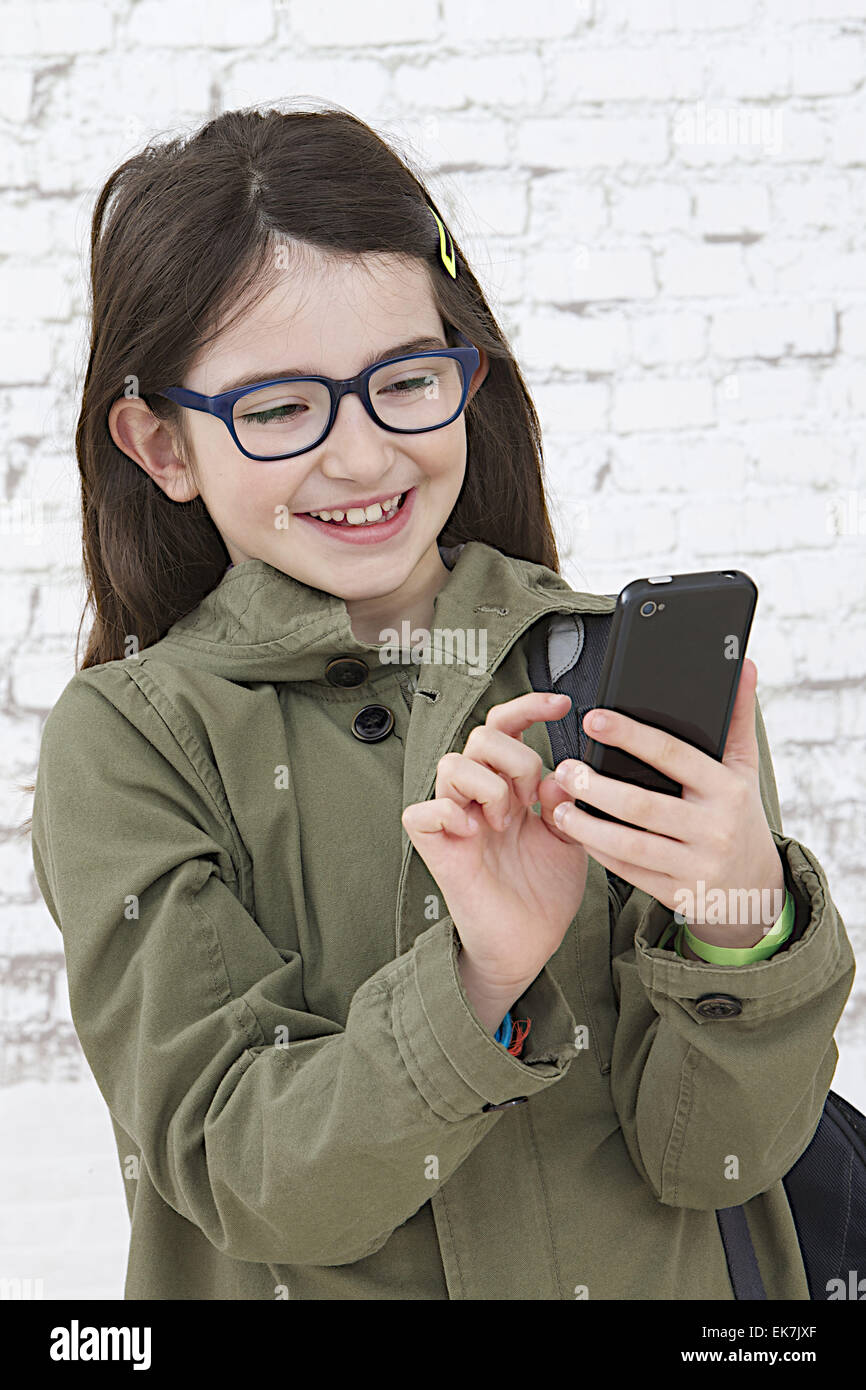 Mobile phone child Stock Photo - Alamy