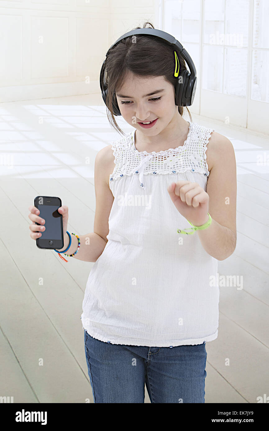 Walkman music child Stock Photo - Alamy