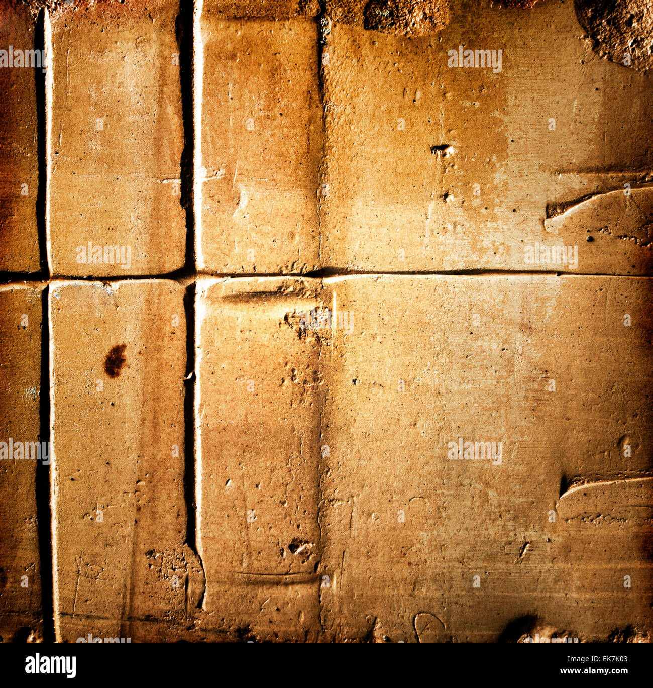 Brick fragment close up Stock Photo - Alamy