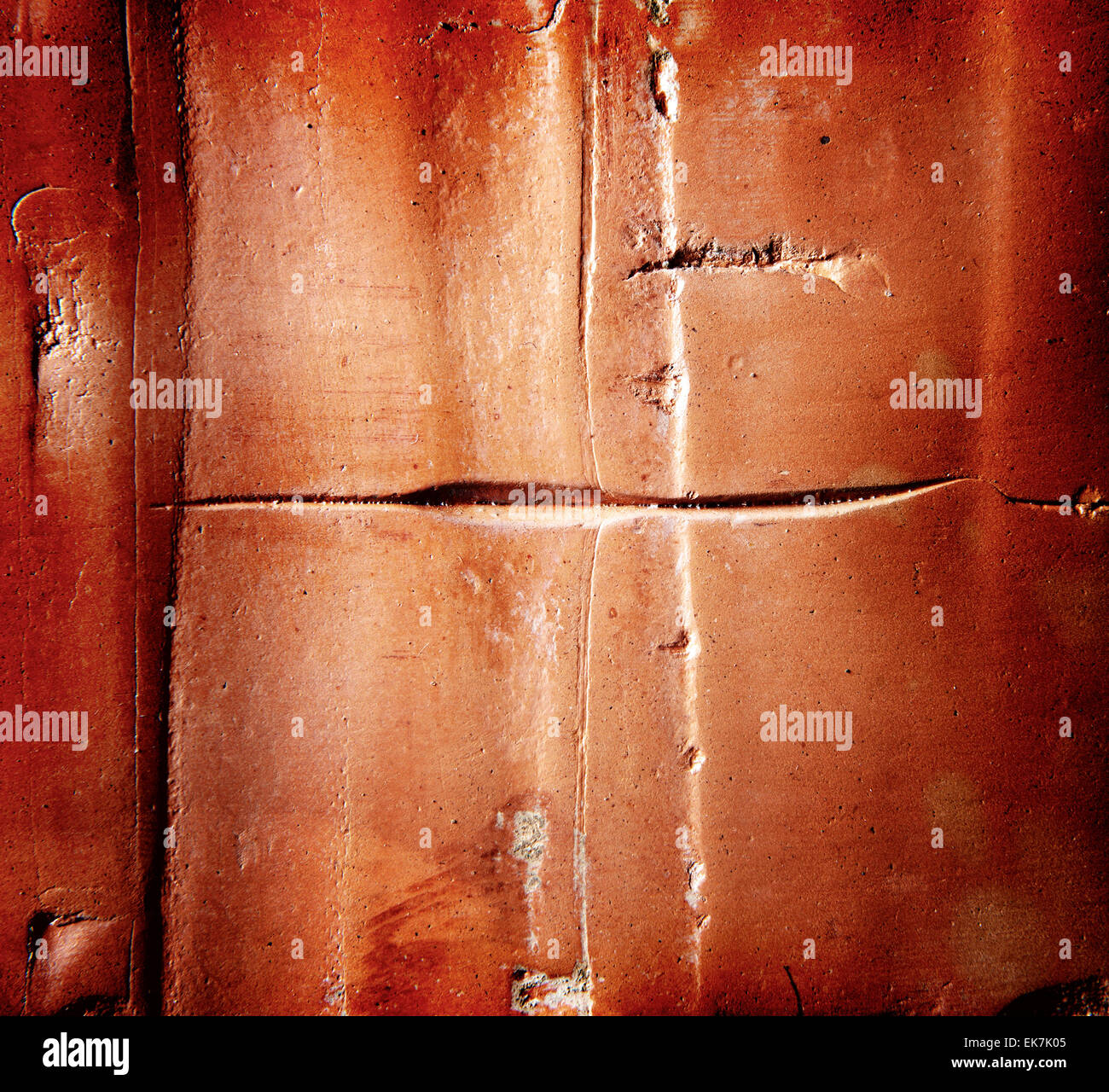 Brick fragment close up Stock Photo - Alamy