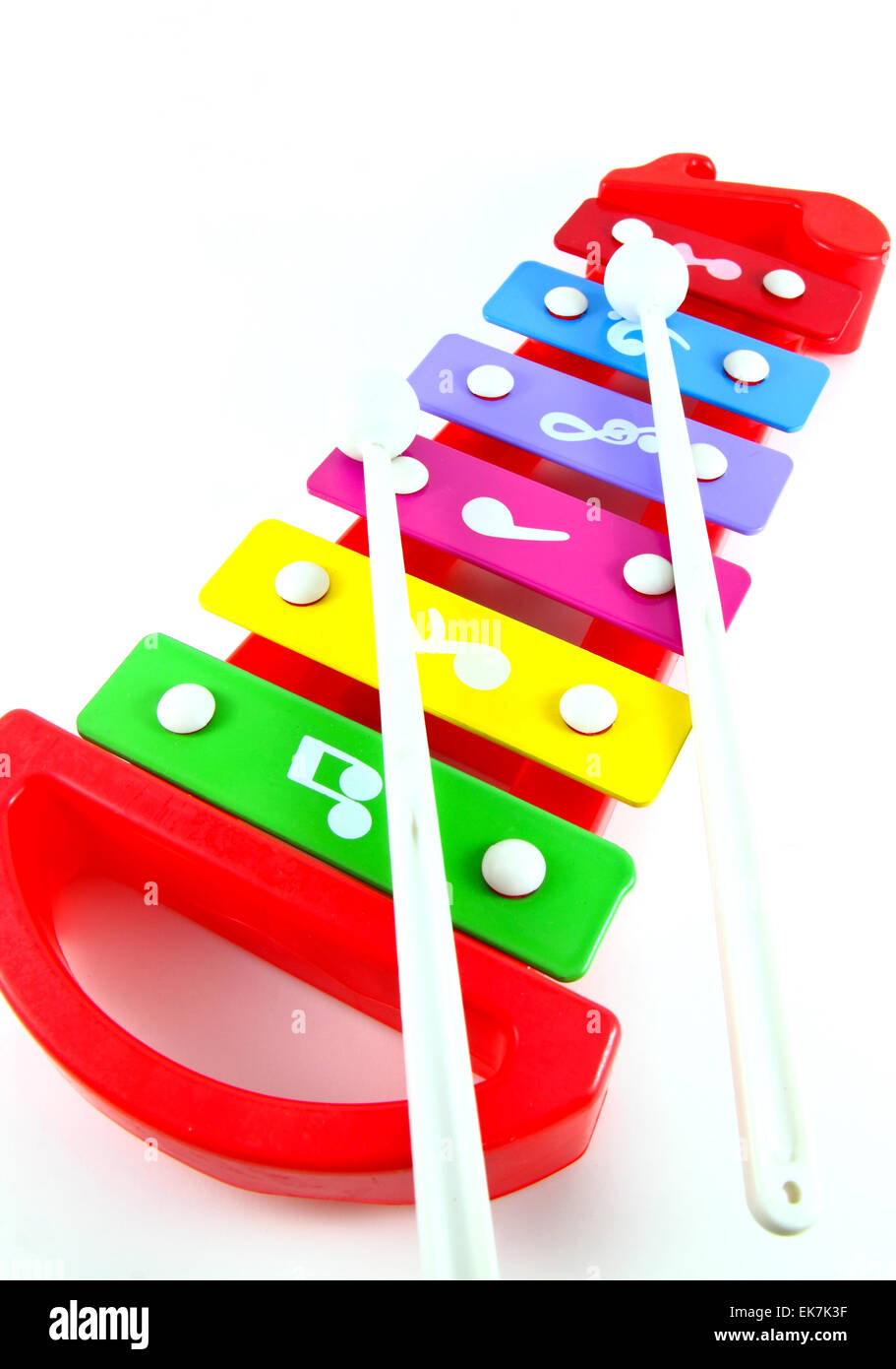 Toy colorful xylophone Stock Photo - Alamy
