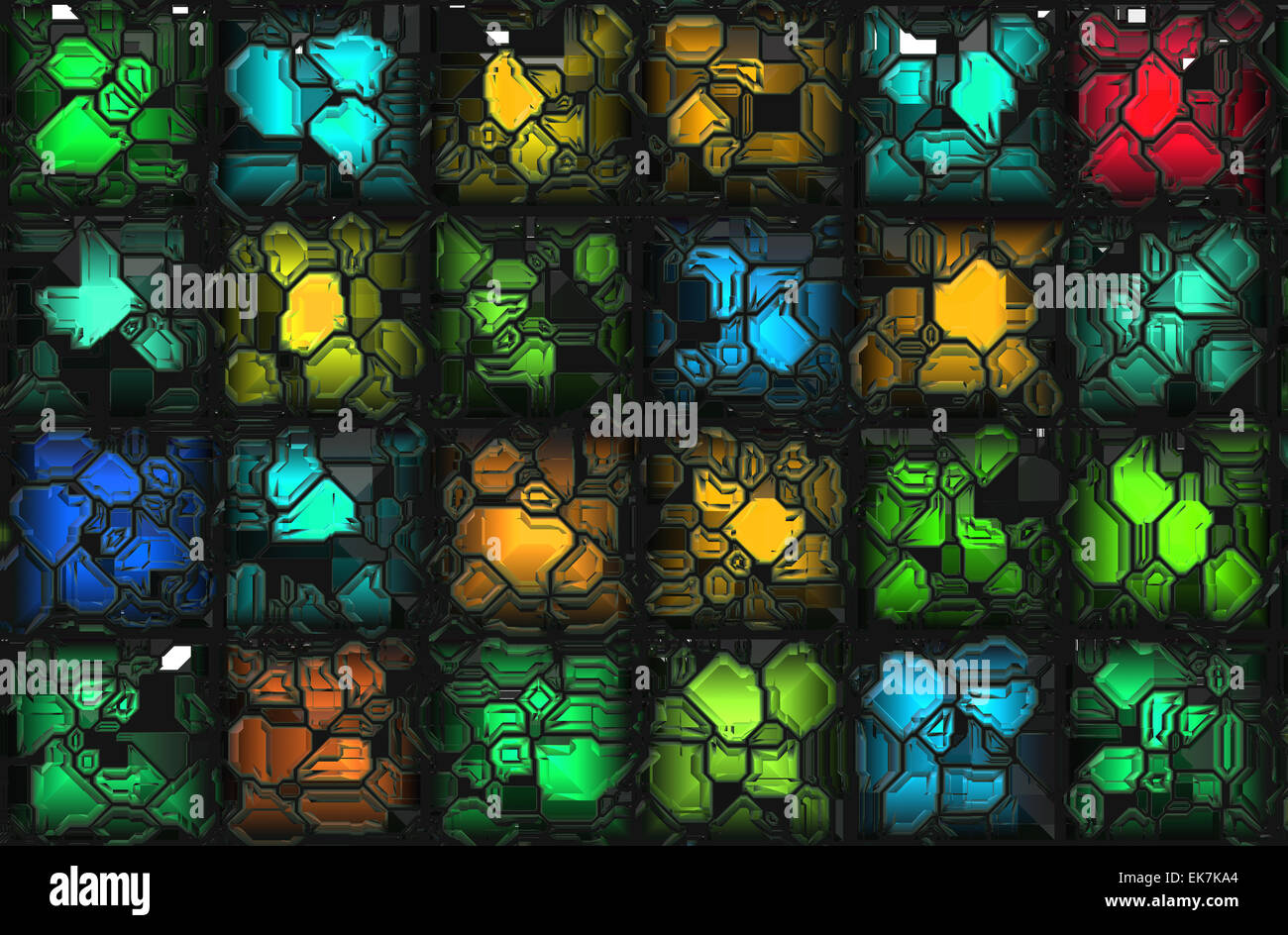Crystal colorful futuristic gems hi-res stock photography and images ...