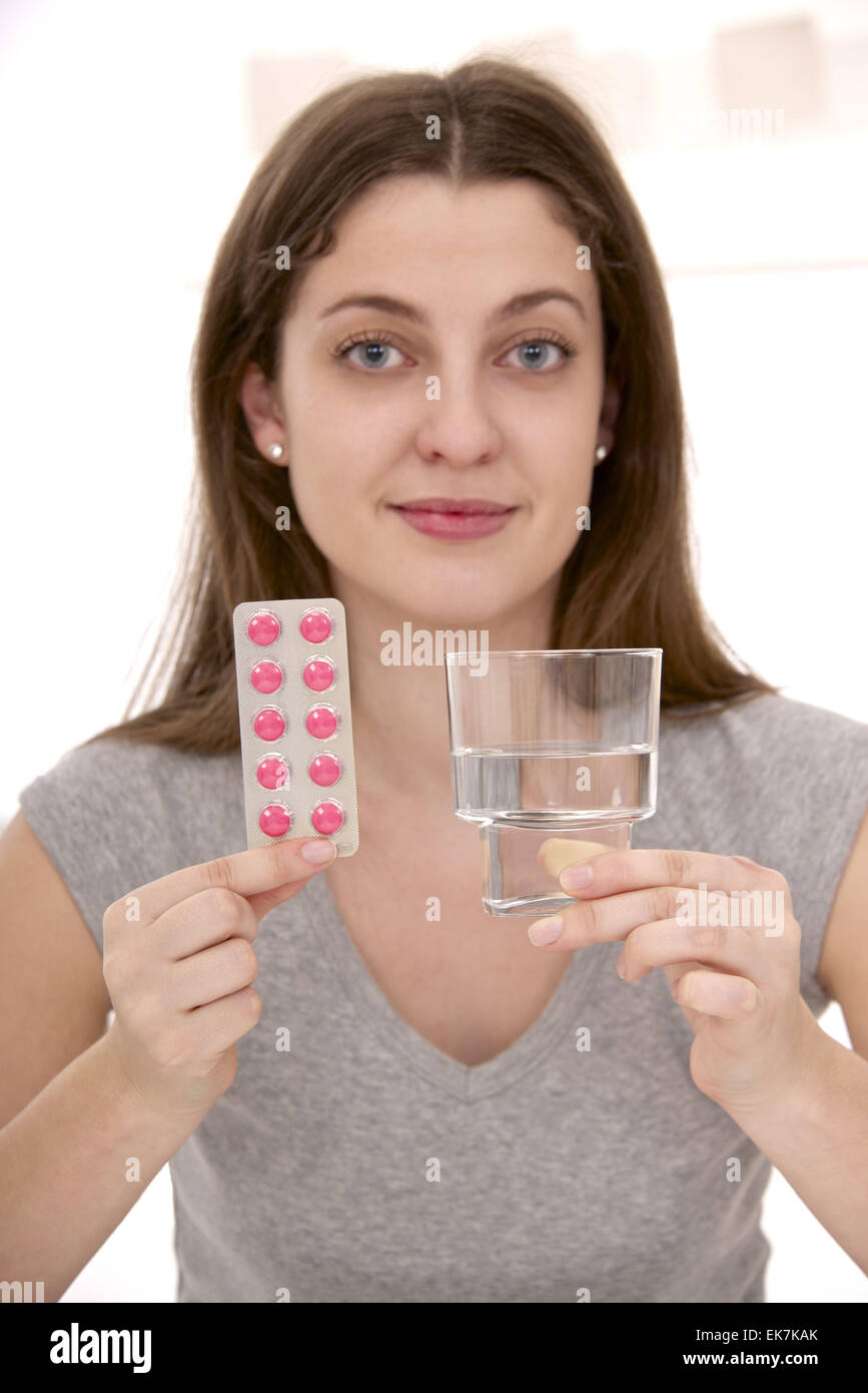 Treatment drug woman Stock Photo - Alamy