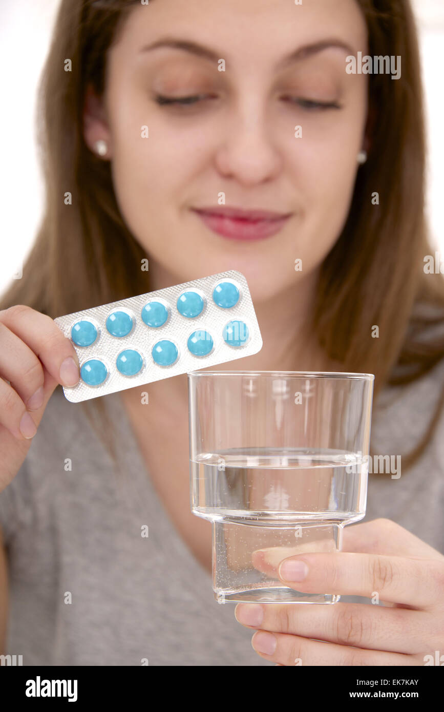 Treatment drug woman Stock Photo - Alamy
