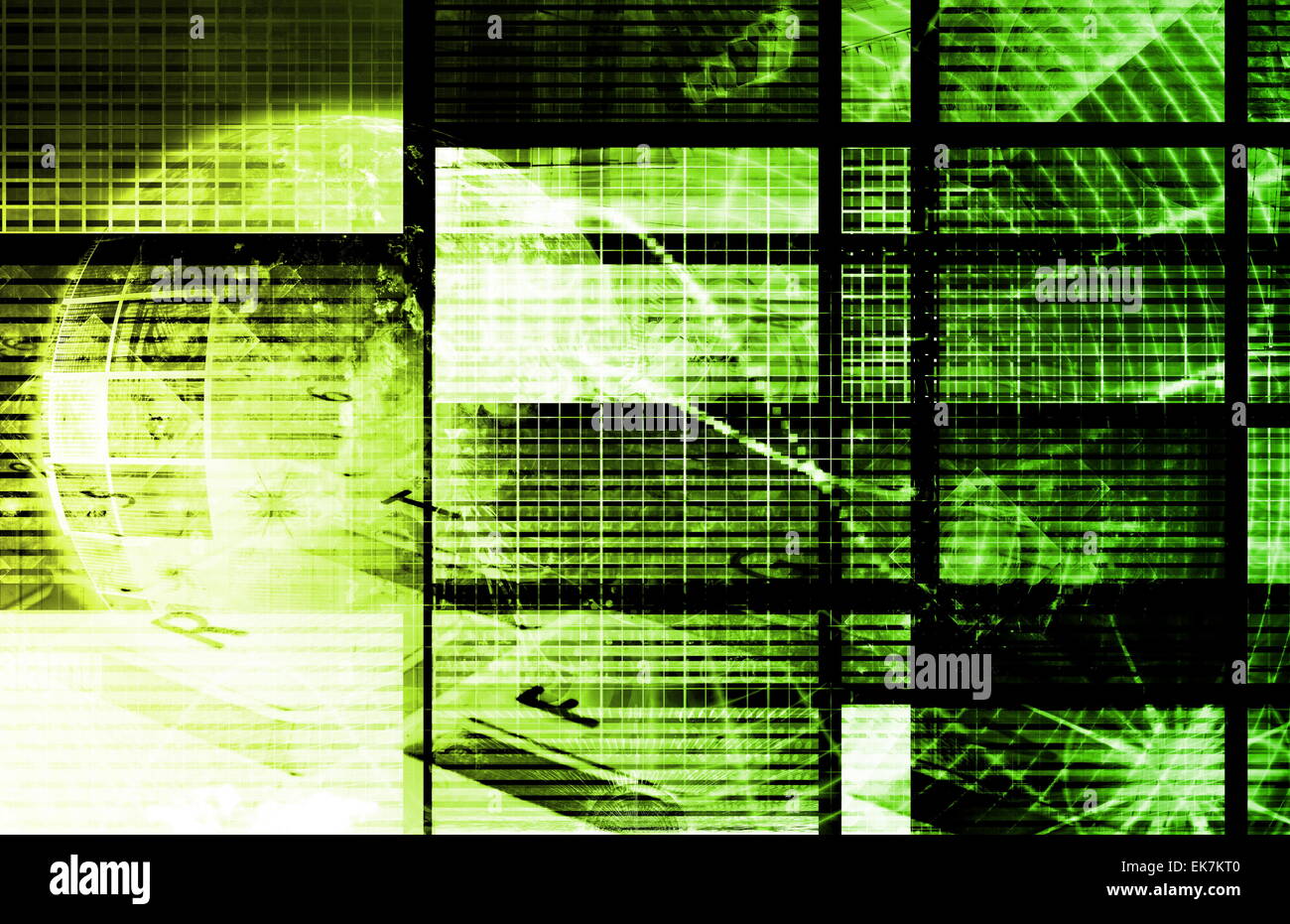 Green Information Technology Stock Photo - Alamy