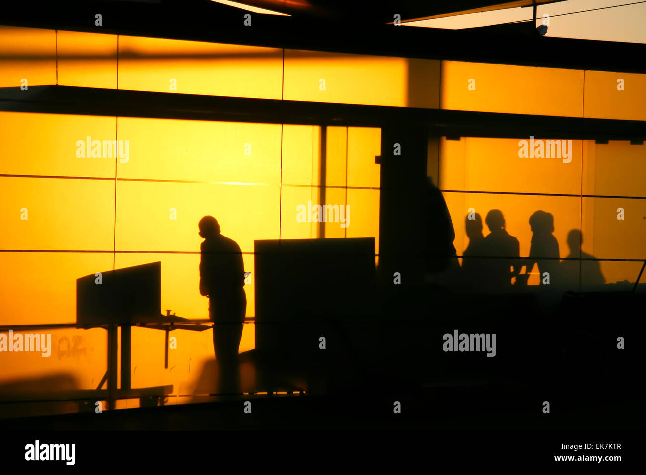 Airport security control point hi-res stock photography and images - Alamy