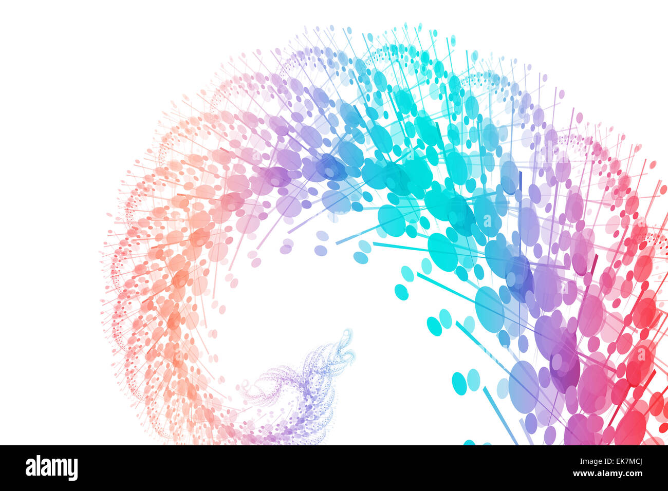 Rainbow Power Wave Abstract Background Stock Photo - Alamy