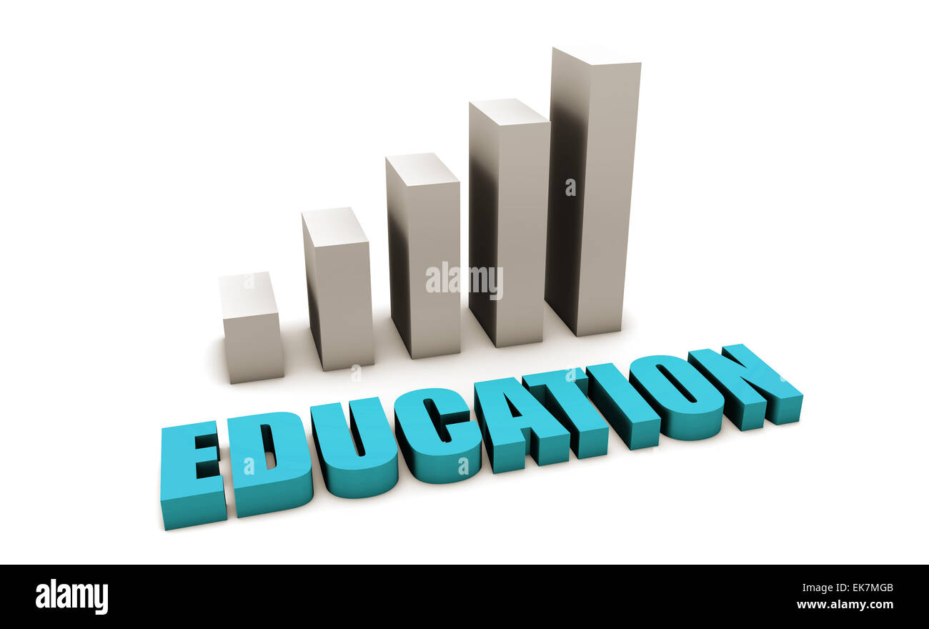 Blue Increasing Costs of Education Stock Photo - Alamy