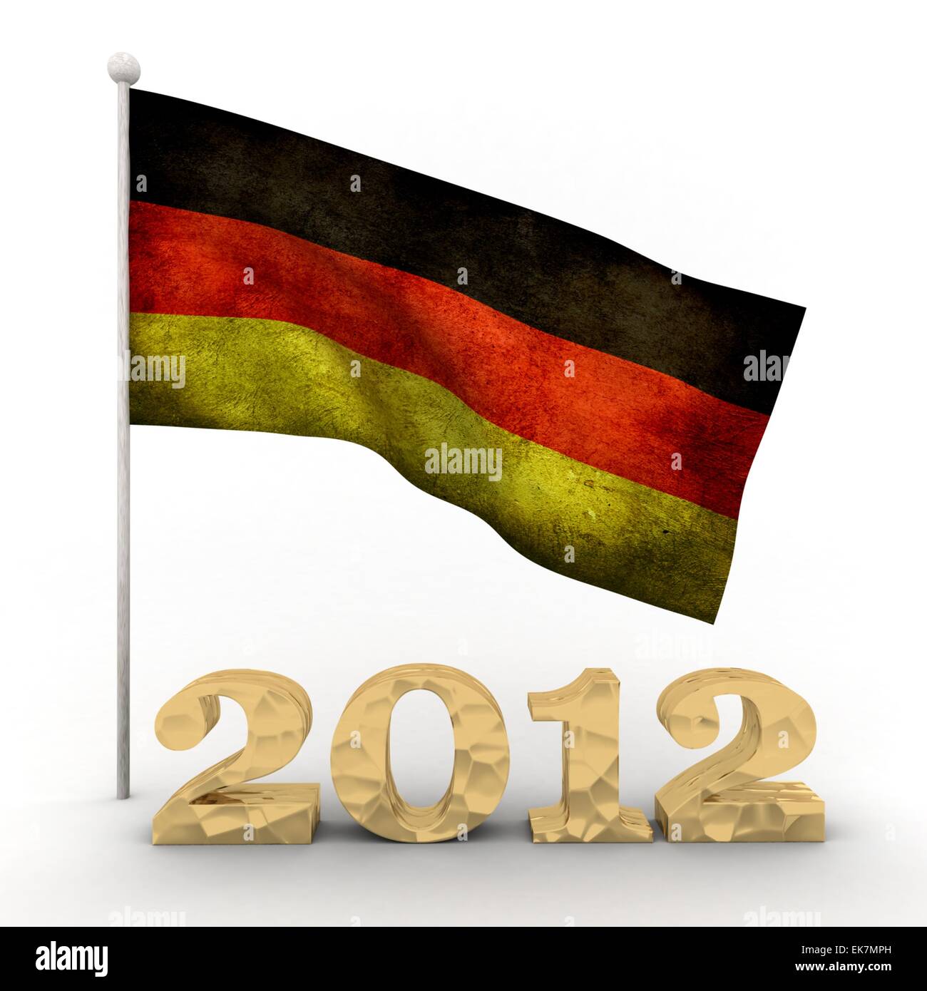 Wavy flag of germany hi-res stock photography and images - Alamy