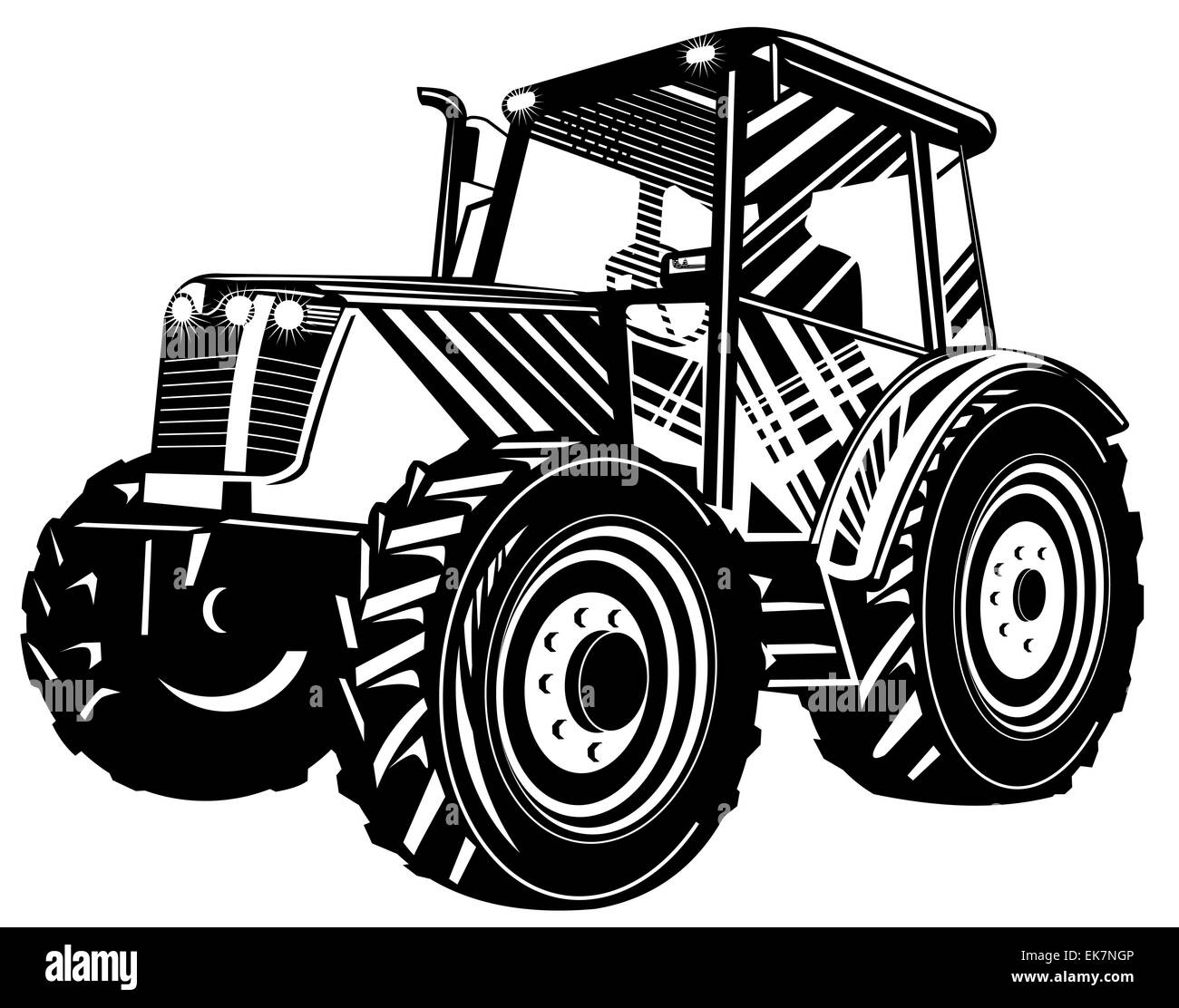 vintage farm tractor Stock Photo - Alamy