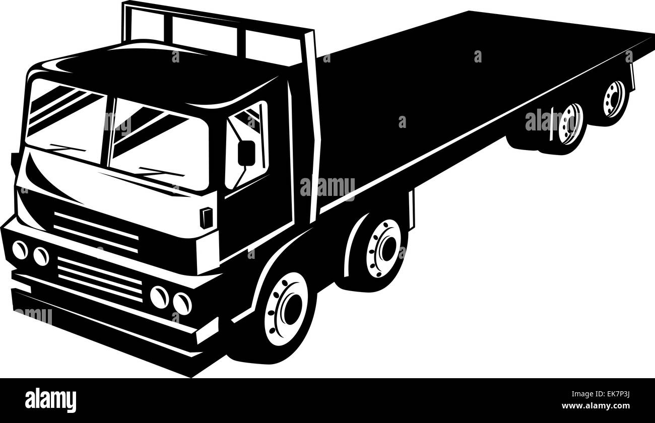 Lorry Black and White Stock Photos & Images - Alamy