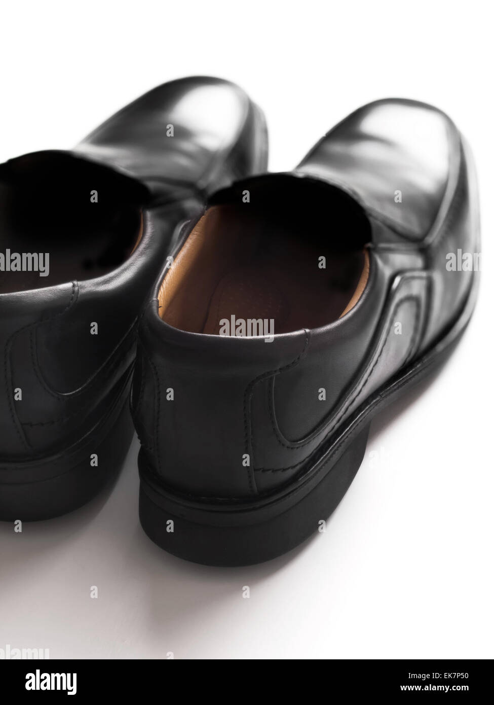 men's black business shoes Stock Photo - Alamy