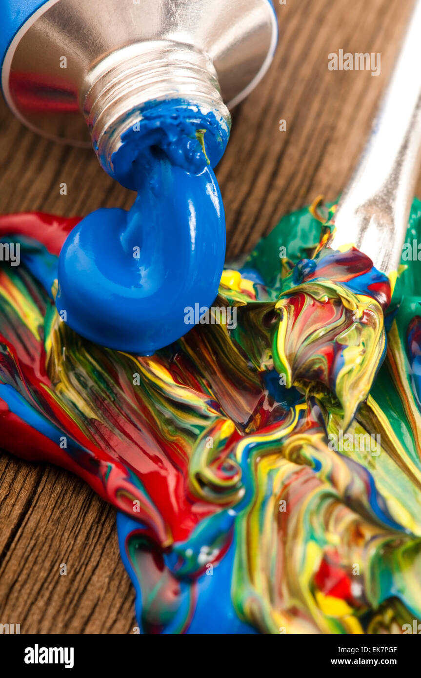 mixing paints. background Stock Photo - Alamy